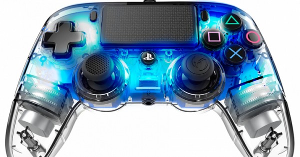 NACON-PS4OFCPADCLBLUE-GAMING-COMPACT-CONTROLLER-PS4-TRANSPARENT-BLUE-en